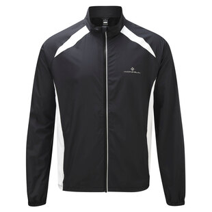 Ronhill Mens Pursuit Run Jacket (Black/White) | Sportpursuit.com