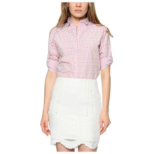 Dewberry Womens Dotted Shirt (Pink) | Sportpursuit.com