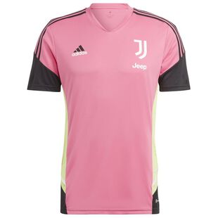 Adidas Mens Juve TR Jersey (Pink) | Sportpursuit.com