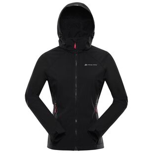 Alpine Pro Womens Lanca Softshell Jacket (Black) | Sportpursuit.com