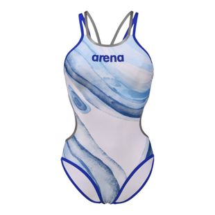 Arena Womens One Dreams Swimwear (Blue) | Sportpursuit.com