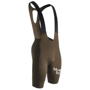 Blueball Mens Compression Culotte Bib Shorts (Brown) | Sportpursuit.co