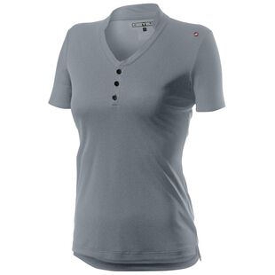 Castelli Womens Tech W Polo (Silver Gray) | Sportpursuit.com