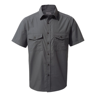 Craghoppers Chemise Kiwi Homme (Gris Fonc?) | privatesportshop.fr