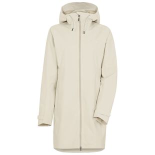Didriksons Womens Bea Waterproof Parka (Light Beige) | Sportpursuit.co