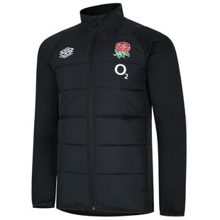England Rugby Mens Thermal Jacket (Black) | Sportpursuit.com