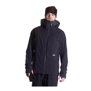 FW Apparel Mens Manifest Tour Lightweight 3L Ski Jacket (Jet Black)