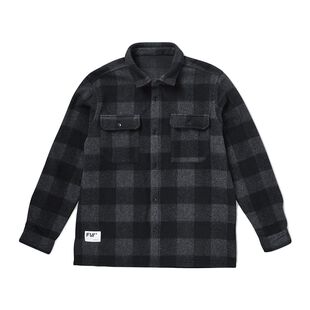 FWApparel Mens Root Overshirt Jacket (Black/Stone) | Sportpursuit.com