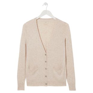 Fat Face Womens Lizzie Cardigan (Oatmeal) | Sportpursuit.com