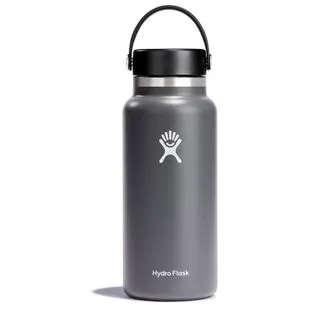 Hydro Flask 32 Oz Wide Flex Cap Flask (Stone) | Sportpursuit.com