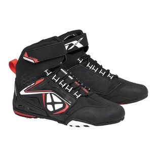 IXON Mens Killer WP Casual Boots (Black/White/Red) | Sportpursuit.com