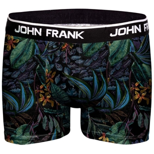 John Frank Mens JFBD237 Boxers (Black/Blue/Red) | Sportpursuit.com