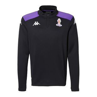 Kappa Mens Ablas Pro RLWC Pullover (Black/Purple) | Sportpursuit.com