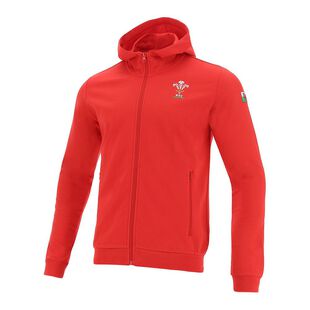 Macron Mens WRU Merch Hoody (Red) | Sportpursuit.com