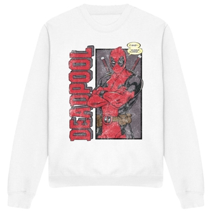 Marvel Pull Deadpool I Said Mumble (Blanc) | privatesportshop.fr