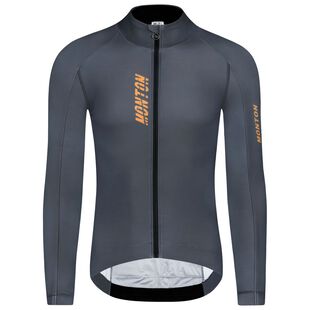 Monton Mens PRO Libero Thermal Long Sleeve Jersey (Grey) | Sportpursui