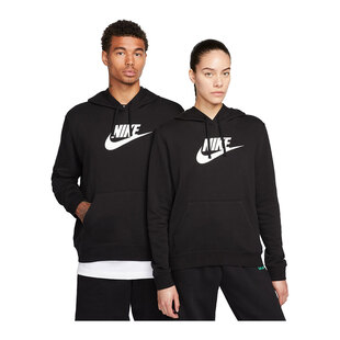 Nike Felpa con cappuccio NSW Club FLC GX STD P HDY Donna (Nero) | priv