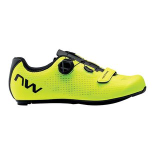 Northwave Mens Storm Carbon 2 Cycling Shoes (Yellow) | Sportpursuit.co