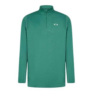 Oakley Mens Gravity Range QTR Pullover (Green) | Sportpursuit.com