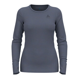 Odlo Womens Merino 200 Baselayer (Grey) | Sportpursuit.com