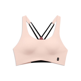 On Running Womens Active Sports Bra (Doe/Cherry) | Sportpursuit.com