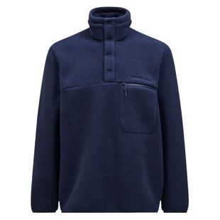 Peak Performance Mens Fleece Snap Pullover (Blue Shadow) | Sportpursui