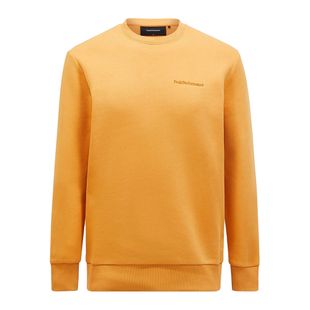 Peak Performance Mens Original Small Logo Pullover (Orange) | Sportpur