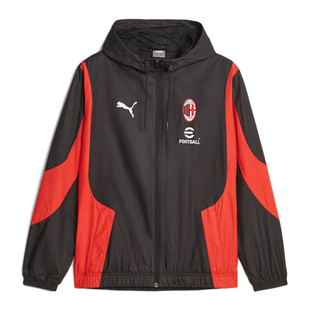 Puma Mens ACM Prem Jacket (Black/For All Time Red) | Sportpursuit.com