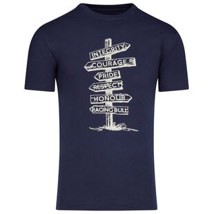RagingBull Mens Sign Post T-Shirt (Navy) | Sportpursuit.com