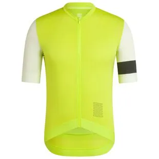 Rapha Mens Pro Team Training Jersey (Lime Green/Light Green) | Sportpu