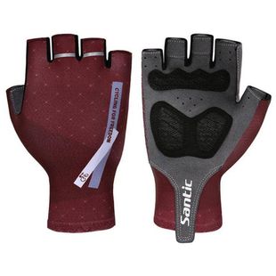Santic Chao Gloves (Red) | Sportpursuit.com