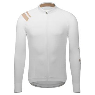 Santic Mens Morlo Seamless L/S Jersey (White) | Sportpursuit.com