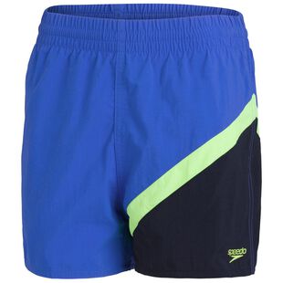 Speedo Boys Colbl 13 Inch Watershort (Blue/Green) | Sportpursuit.com