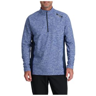 Spyder Mens Accord 1/2 Zip Pullover (Electric Blue) | Sportpursuit.com