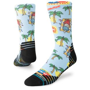 Stance Pops Mid Socks (Light Blue) | Sportpursuit.com