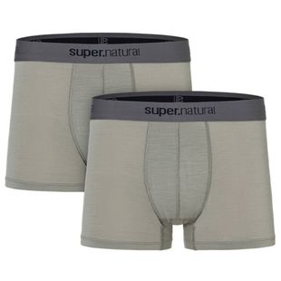 Super Natural Mens Tundra 2-Pack Boxer Underwear (Dried Sage) | Sportp