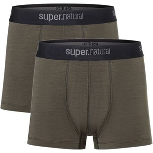 SuperNatural Mens Tundra 175 Boxers (Black Ink/Black Ink) | Sportpursu