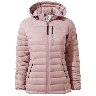 TOG 24 Womens Drax Hooded Down Jacket (Faded Pink) | Sportpursuit.com