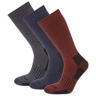 TOG 24 Mens Villach Socks 3 Pack (Dark Grey Marl/Port/Dark Indigo) | S