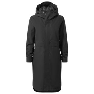 Tog 24 Womens Saunter Long Waterproof Jacket (Black) | Sportpursuit.co