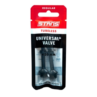 Stans Valve x2 Tubeless Universal+ Valves Regular (Noir) | privatespor