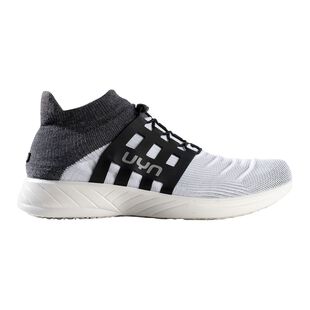 UYN Mens X-Cross Tune Running Shoes (White/Grey) | Sportpursuit.com