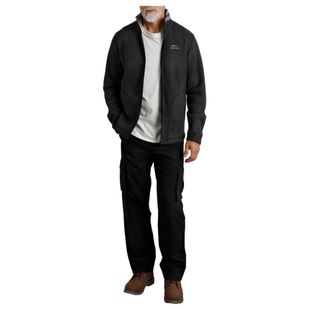 Weird Fish Mens Shires Full Zip Jacket (Washed Black) | Sportpursuit.c