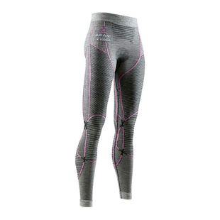 X-Bionic Womens Apani Merino P Tights (Black/Grey/Magnolia) | Sportpur