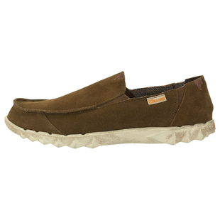 Hey Dude Mens Farty Suede Shoes (Nut) | Sportpursuit.com