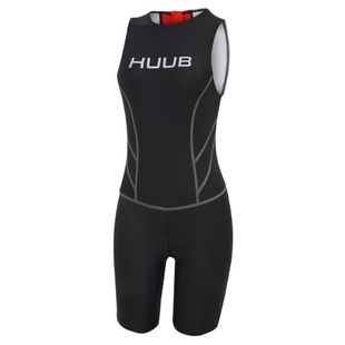 Huub Kids Essential Rear Zip Junior Tri Suit (Black/Red) | Sportpursui