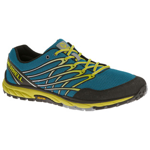 Merrell Mens Bare Access Trail Shoes (Racer Blue/Bright Yellow) | Spor