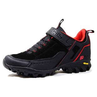 Polaris Mens Splinter MTB Shoes (Black/Red) | Sportpursuit.com