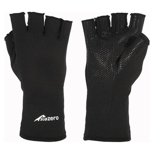 Sub Zero Factor 2 Fingerless Thermal Gloves (Black) | Sportpursuit.com