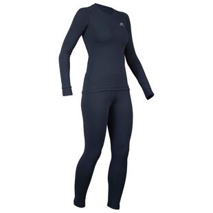 Attiq Womens Active Meryl Skinlife Set (Navy) | Sportpursuit.com